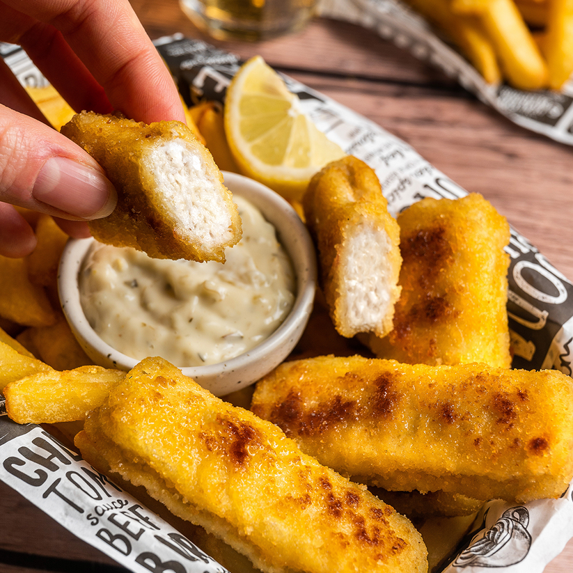 Bâtonnets panés végétaux saveurs de la mer – HappyVore